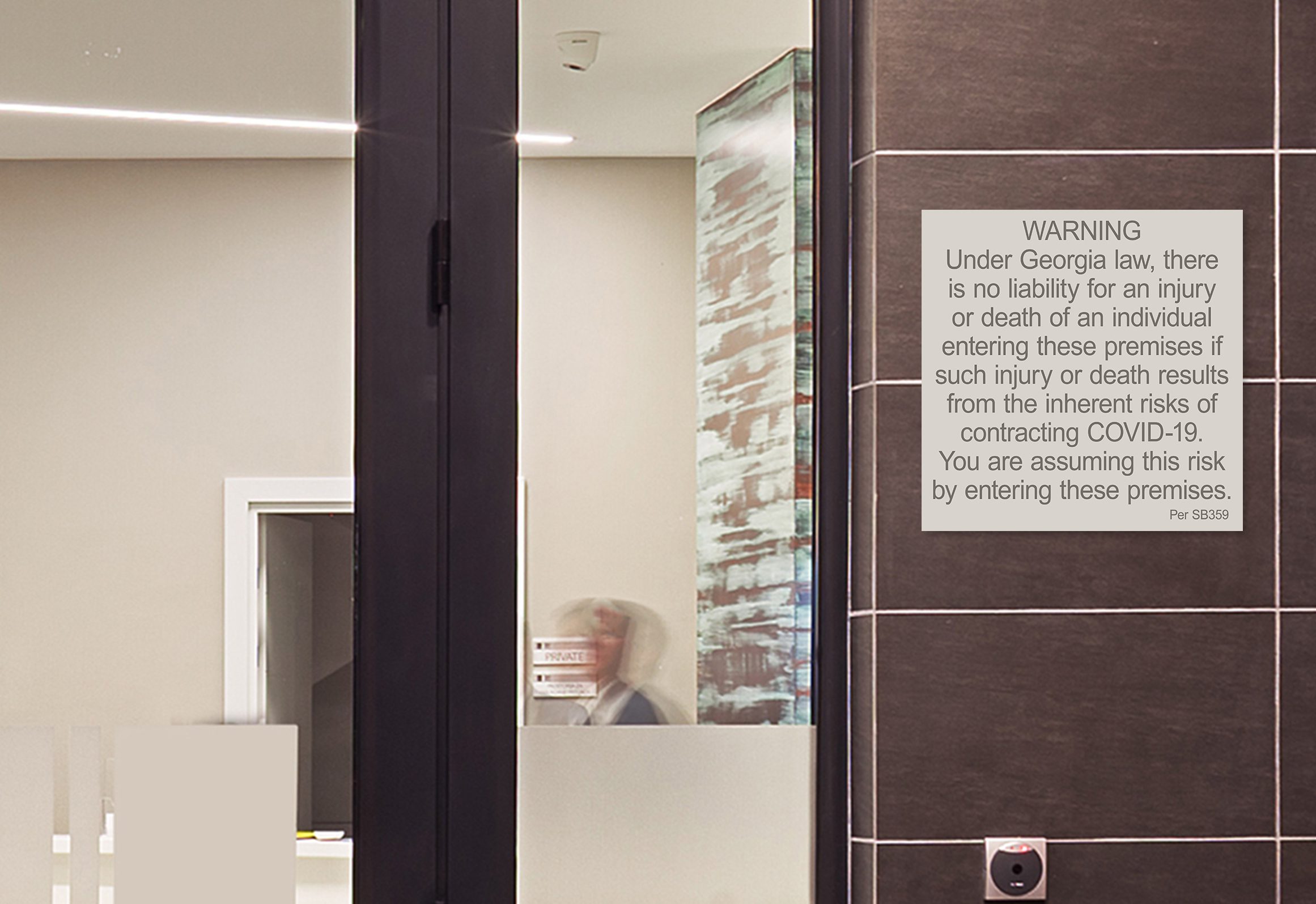 About SB359 and Georgia’s New COVID-19 Liability Sign – HOTELSIGNS